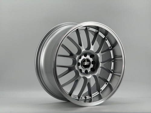 18” STR wheels style 514 SLIVER Machine LIP finish 18x8.5 4x100 / 4X114 ...