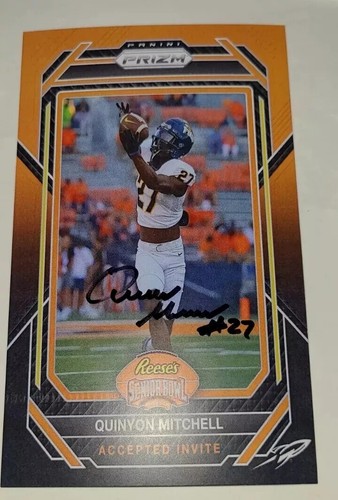 2024 SENIOR BOWL TOLEDO QUINYON MITCHELL PHILADELPHIA EAGLES ROOKIE ...