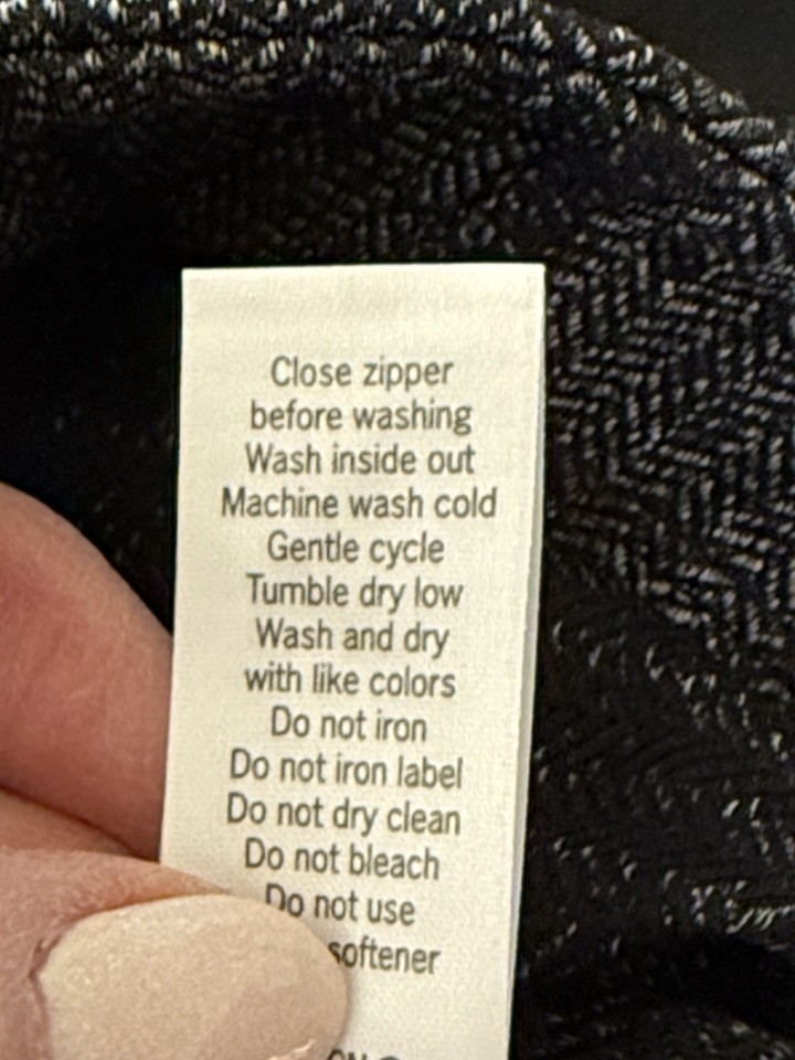 Athleta Herringbone Luxe Metro Drifter Leggings W Faux Leather Trim ...