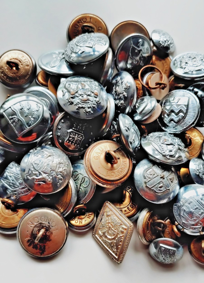 X67 Military Uniform Buttons Mixed Lot Vintage VGC WW2 Buttons | eBay UK