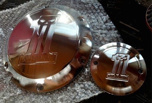 Harley No.1 Skull Willie Derby Cover+ Timing Cover Sportster | eBay