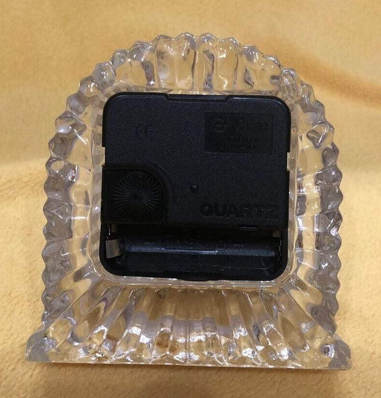 Vintage Michael C Fina 5th Ave. Quartz Battery Desk Clock Hand Cut ...