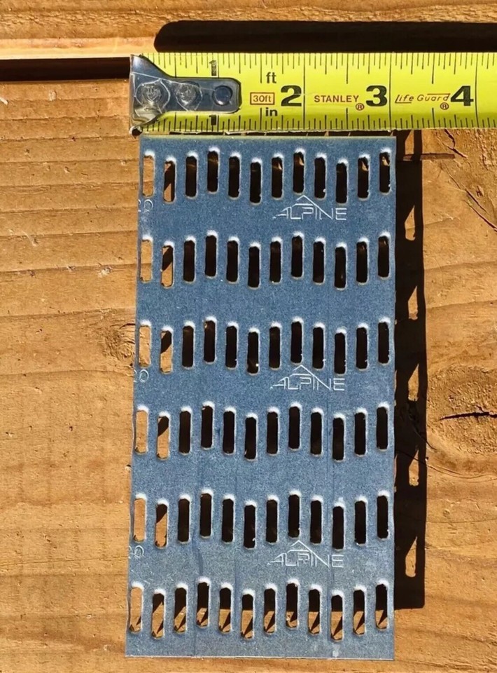 150 QTY 3" x 6" Truss Plate - Mending Plate - Structural Plates Zinc ...