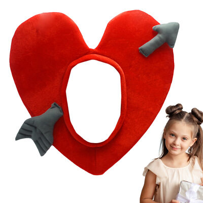 Heart Headgear Plush Heart Shape Headgear Heart Shape Hat Outfit ...