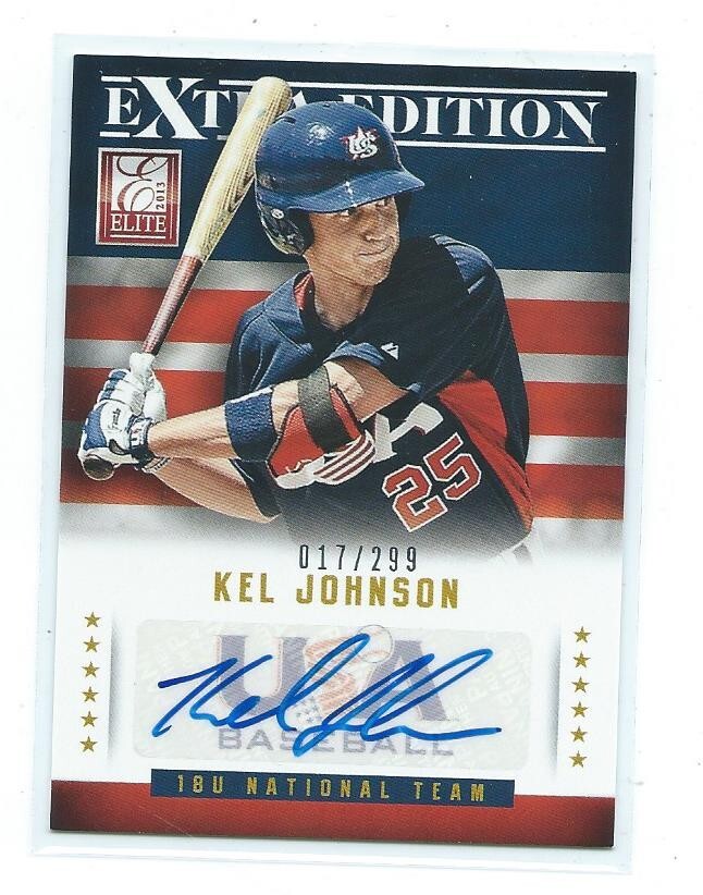 2013 Panini Extra Edition-Kel Johnson Rookie autograph /299-Atlanta ...