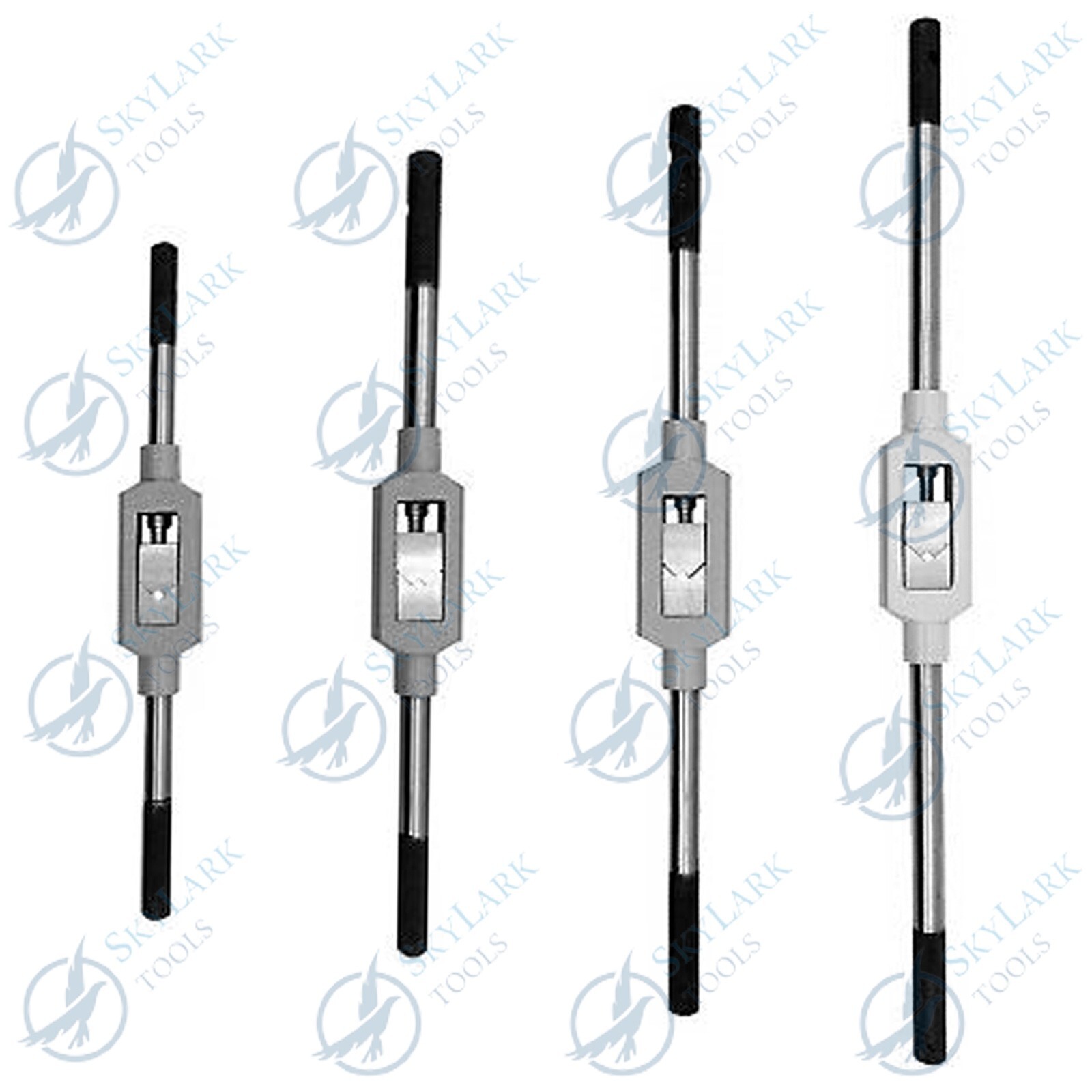 Set Of 4PC Straight Handle Tap Wrench Tap Handle Capacity 1/16" to 1 ...