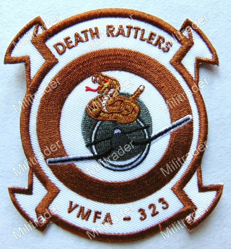 Marine Fighter Attack Squadron VMFA-323 "Death Rattlers" Patch (Small ...