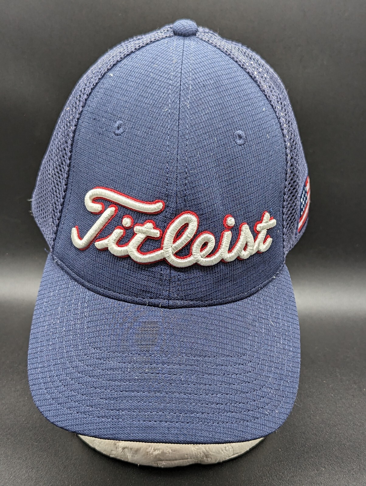 Titleist Golf Cap Blue Mesh Raised Logo Golf Snapback… - Gem