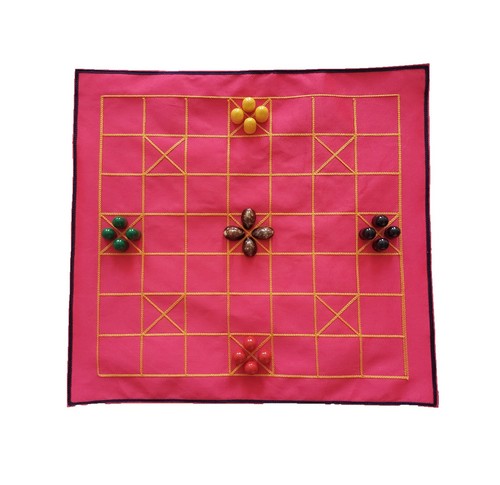 Traditional Chausar, Chopad, Parcheesi, Pachisi, Pagade, Thayam, Ludo ...