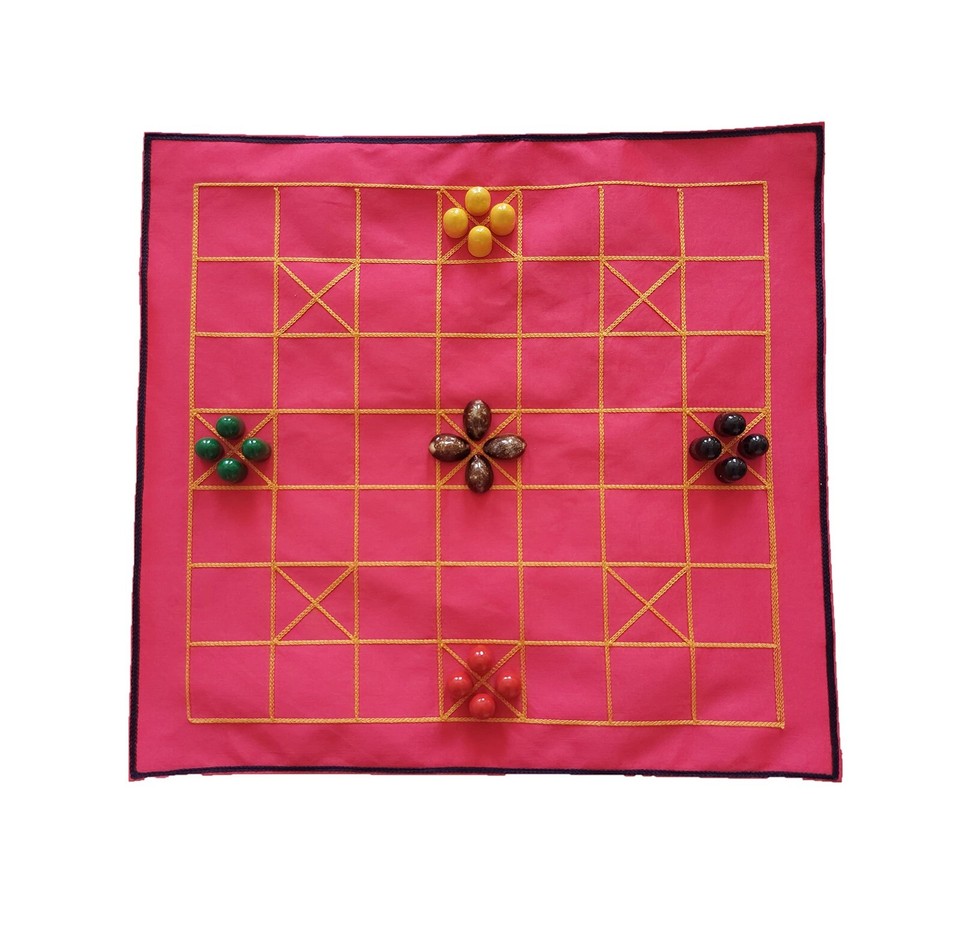 Traditional Chausar, Chopad, Parcheesi, Pachisi, Pagade, Thayam, Ludo ...
