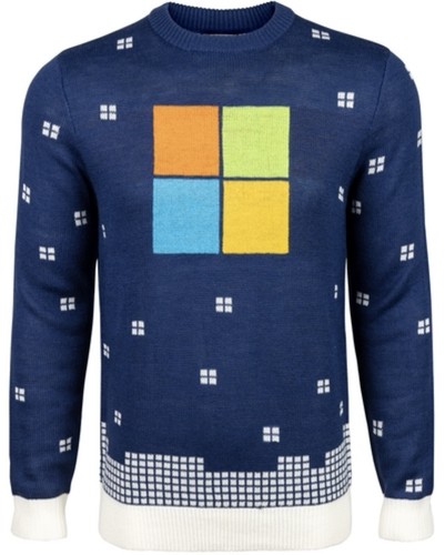Official Microsoft Windows Snowy Scene Holiday Ugly Sweater XL | eBay
