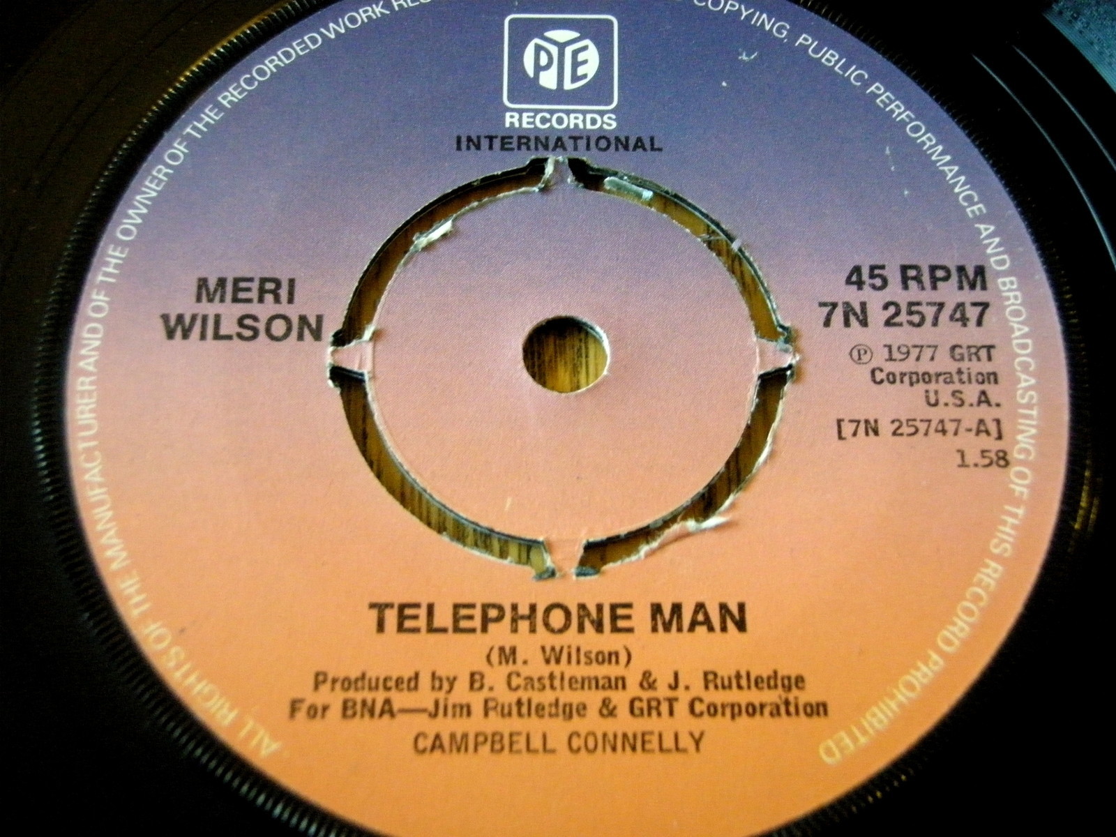 MERI WILSON - TELEPHONE MAN 7" VINYL | eBay
