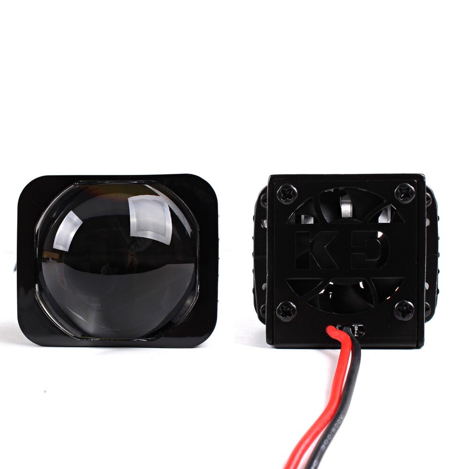 NHK 116W Mini Bi LED Projector Lens Headlight Universal Kit VS Xenon ...