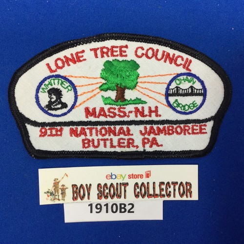 Boy Scout CSP Lone Tree Council Shoulder Patch 1977 Jamboree | eBay