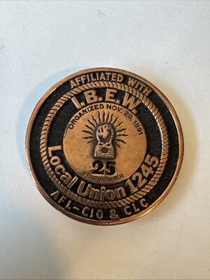 Ibew International Brotherhood Electrical Worker Union 70s Vintage Belt ...