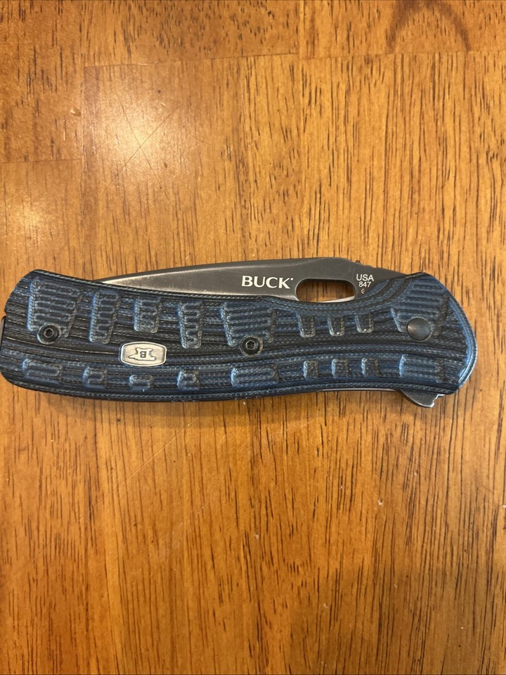 Buck 847 Vantage Force Pro 847BLS Folding Knife – 3.25″ CPM S30V, Black ...