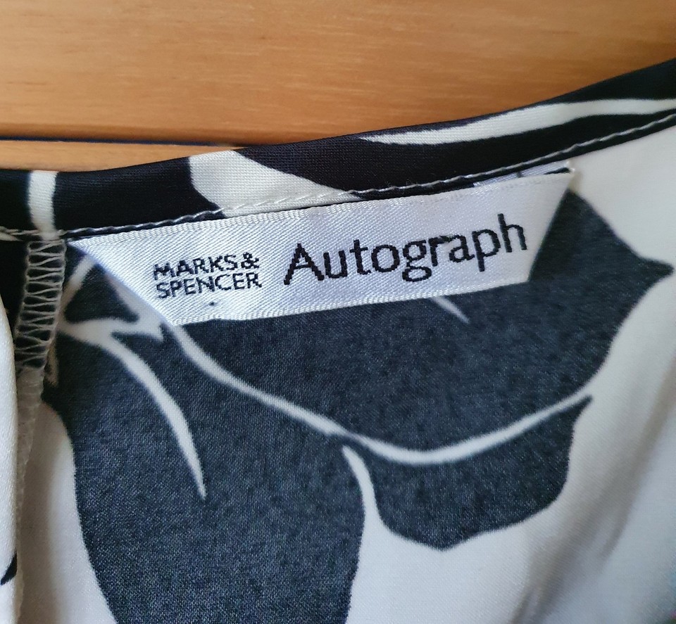 MARKS & SPENCER DETAILED SATINY TOP, SIZE 16 - NEVER WORN | eBay UK