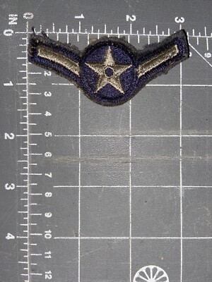 United States Air Force Airman Amn Rank Patch Insignia E-2 E2 Blue USAF ...