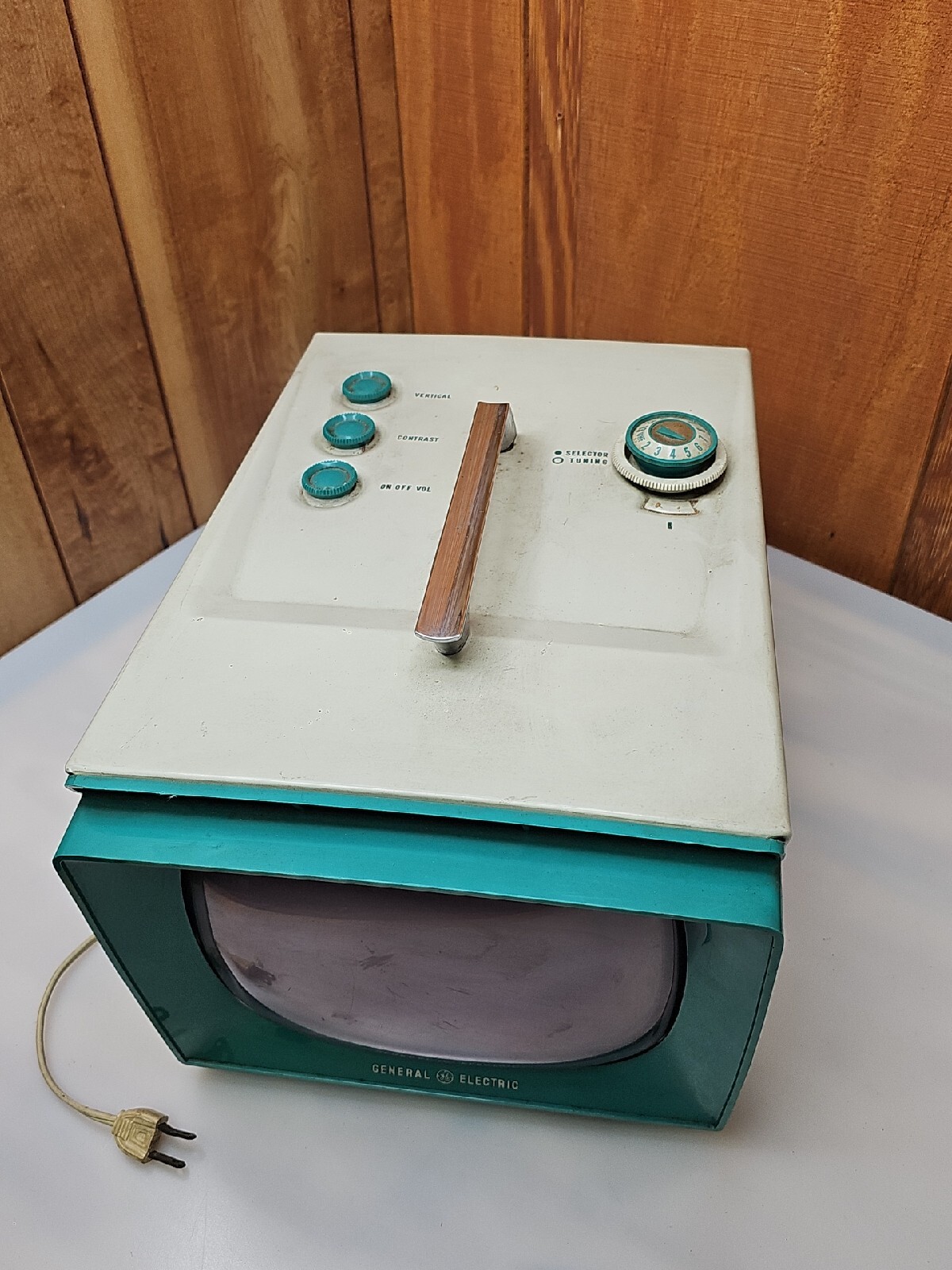 General Electric Television Retro Midcentury 9T002 RARE 1957 | eBay