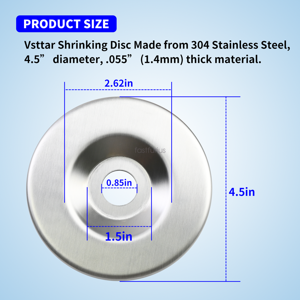 Shrinking Disc Steel Shrinking Disc 4.5 Inch, 4.5” diameter | eBay