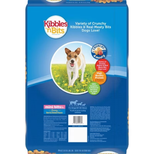 Kibbles'n Bits Mini Bits Savory Beef & Chicken Flavors Small Breed Dry Dog Food | eBay