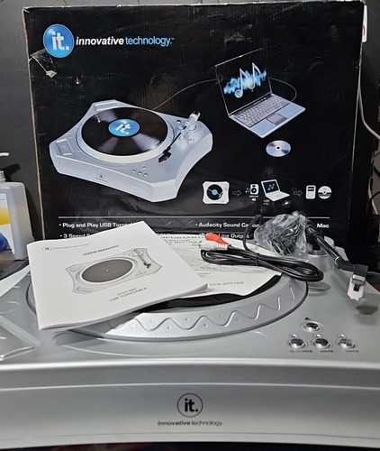 IT Innovative Technology Model ITUT-300 USB Turntable New Open Box | eBay