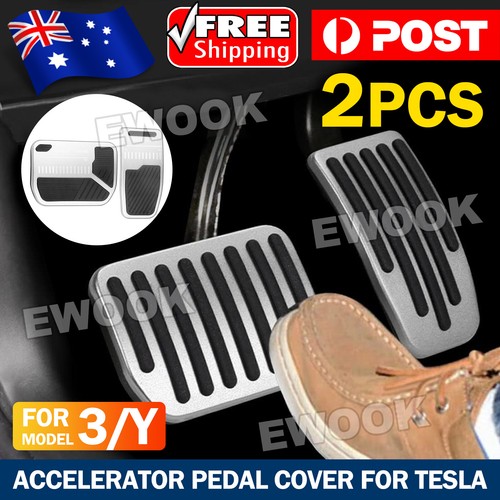 For Tesla Model 3 Y 2016-2024 Foot Rest Pedal Pads Non-Slip Cover ...
