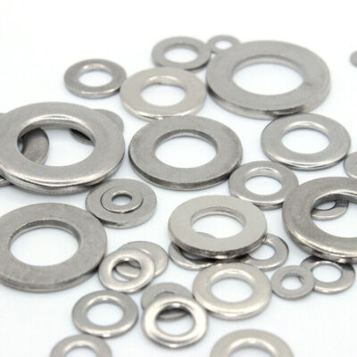 M4 FORM A STAINLESS STEEL FLAT WASHERS THIN WASHER A2-70 304 DIN 125 ...