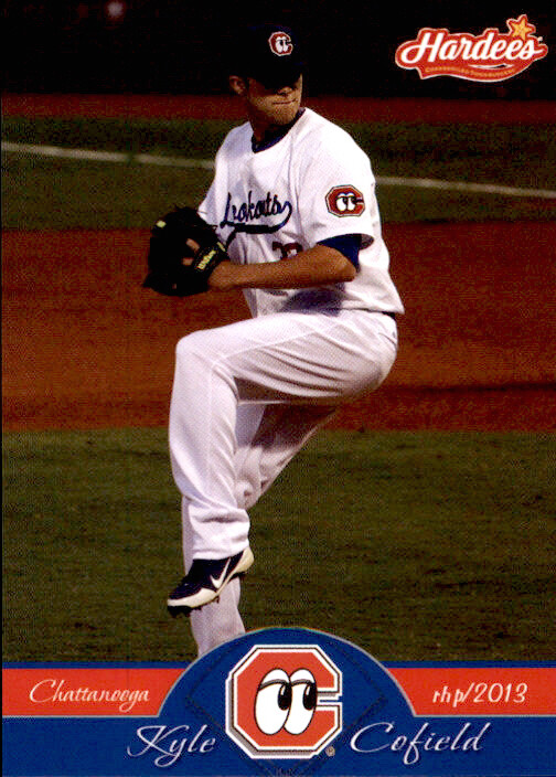 2013 Chattanooga Lookouts Grandstand #4 Kyle Cofield Gadsden Alabama AL ...