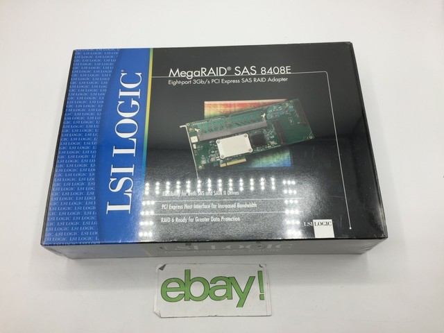 LSI MegaRAID 500605B SAS RAID Controller PCIe X4 - 500605 for sale online | eBay