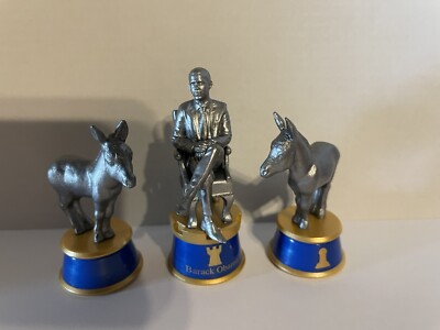 Barack Obama Chess Piece, 2020 Battle for the White House. Free Mascot ...