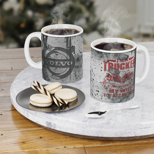 Volvo Oily Truckers Coffee Mug Truck Accessories Christmas Birthday ...