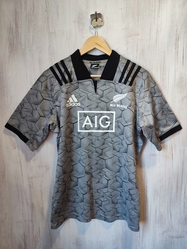 All Blacks 2019 2020 training Sz L rugby shirt jersey kit tee Adidas ...