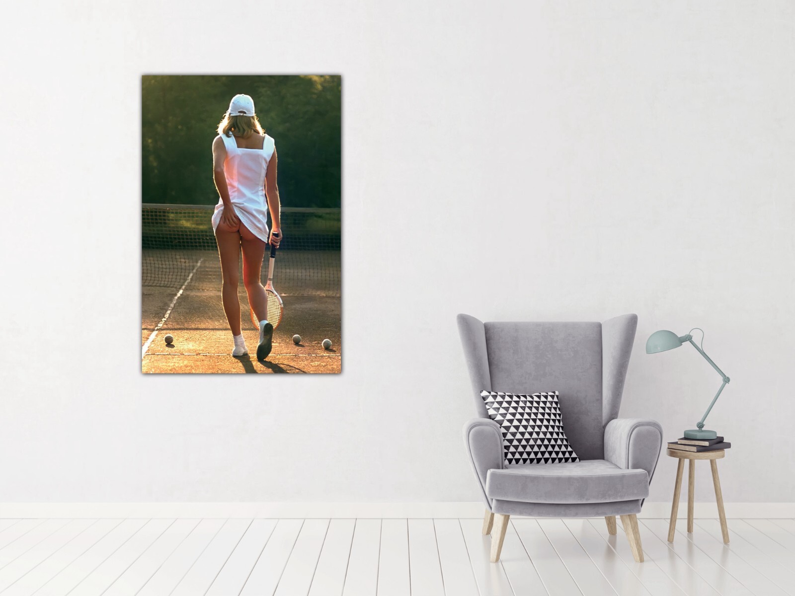 Tennis Girl Bum Athena Classic Poster Wall Art Poster Sizes A4 A3 A2 A1 ...