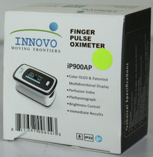 Innovo Medical Deluxe Fingertip Pulse Oximeter with Plethysmograph and ...