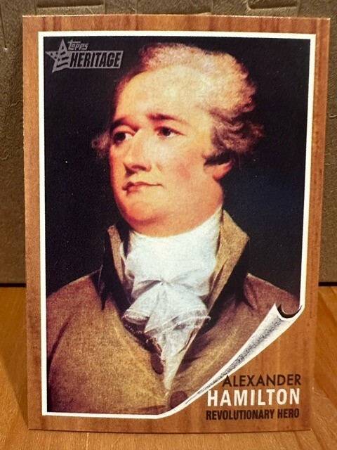 2009 TOPPS HERITAGE AMERICAN HEROES ALEXANDER HAMILTON #32 | eBay