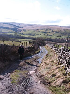 Photo 6x4 Busk Lane Stalling Busk Old track linking Stalling Busk with ...