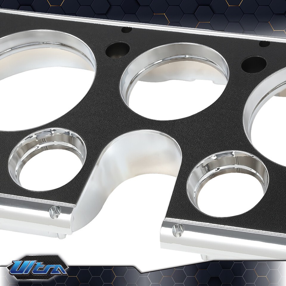 Fit For 1967 1968 69 70 71 1972 Chevy C10 Truck Dash Bezel Chrome Black ...
