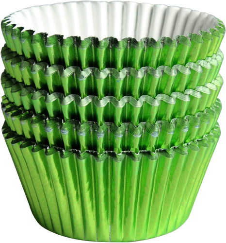 100Pcs Cupcake Paper Baking Cups Wrapper Liners Cake, Foil Cupcake ...