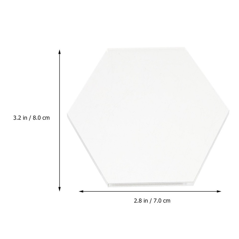 10 Pcs Handmade Diy Board Desktop Decorative Boards Hexagon Wall | eBay ...