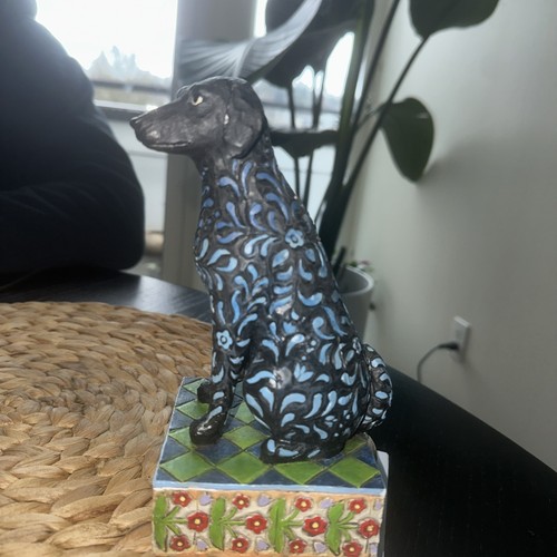 Jim Shore Vintage Retired Heartwood Creek Labrador Black 6H Excellent ...