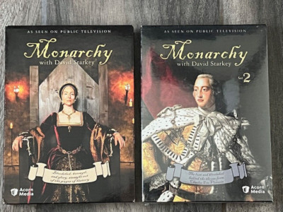 Monarchy with David Starkey Set 1 & Set 2 NEW (DVD) Widescreen, Acorn ...