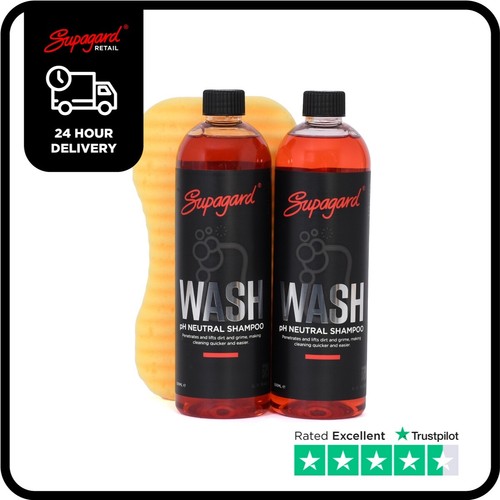 Supagard Car Wash Double Premium Car Shampoo (2 Bottles) 500ml Free ...