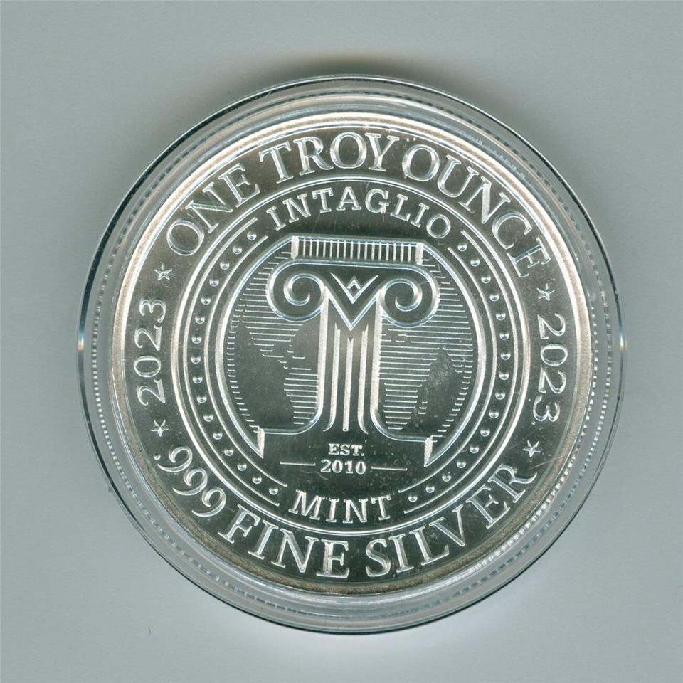INTAGLIO MINT 2023 THE FOUR SEASONS-SPRING 1 OZ .999 HIGH RELIEF SILVER ...