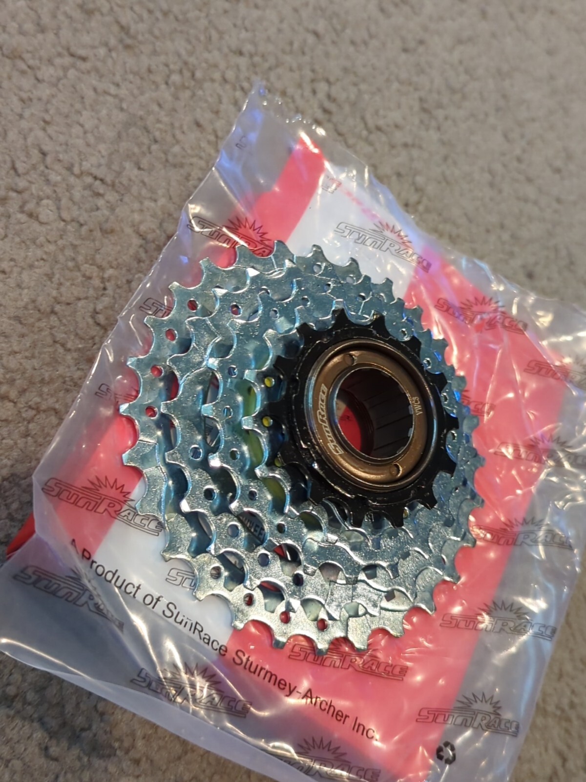 NEW 6 SPEED CASSETTE 14/28T , BLACK/ZINC,SUN RACE MULTI SPEED BICYCLES ...