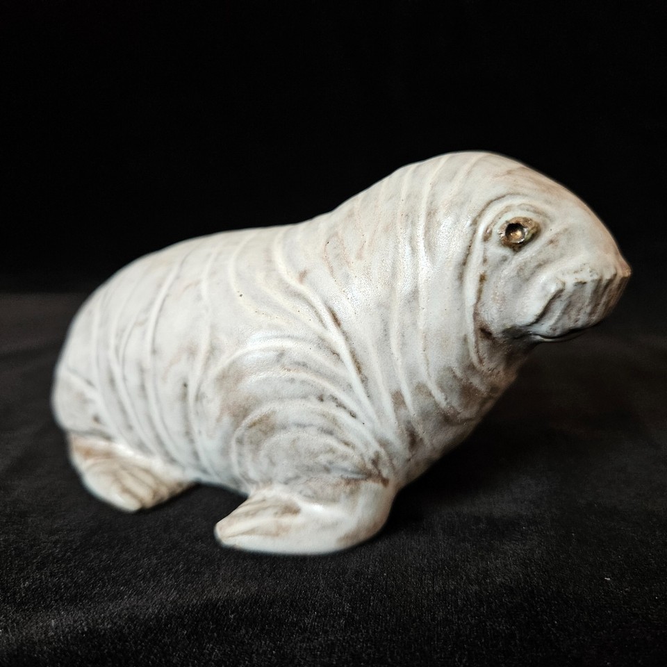 Andersen Designs Stoneware Baby Walrus Figurine Studio Pottery Early ...