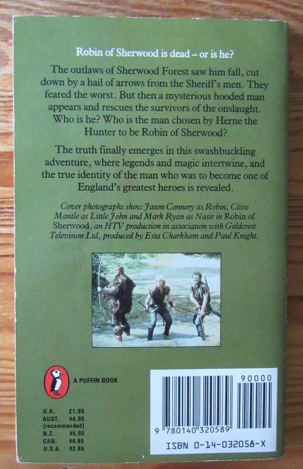 Richard Carpenter's Robin of Sherwood The Hooded Man by Anthony ...