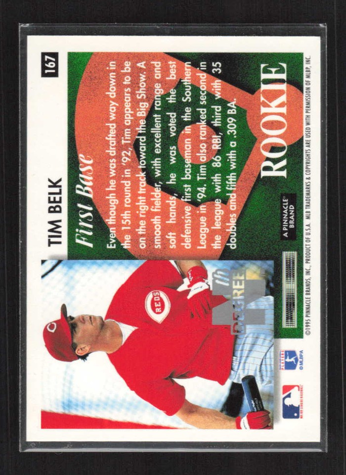 1995 Score Summit #167 Tim Belk Nth Degree RC Cincinnati Reds | eBay