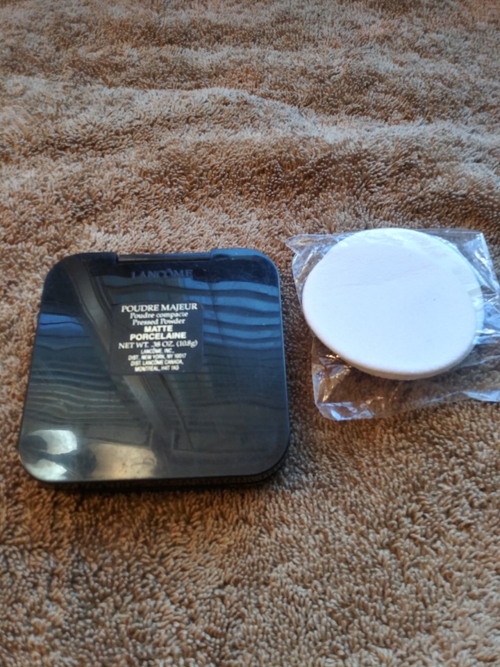 Lancome Poudre Majeur Matte Porcelane Pressed Powder compact Super Rare ...