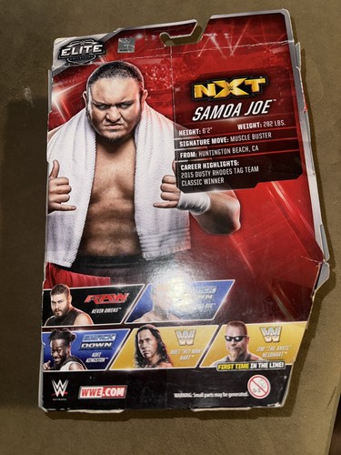 WWE Elite Series 43 Samoa Joe Action Figure First In The Line Mattel ...